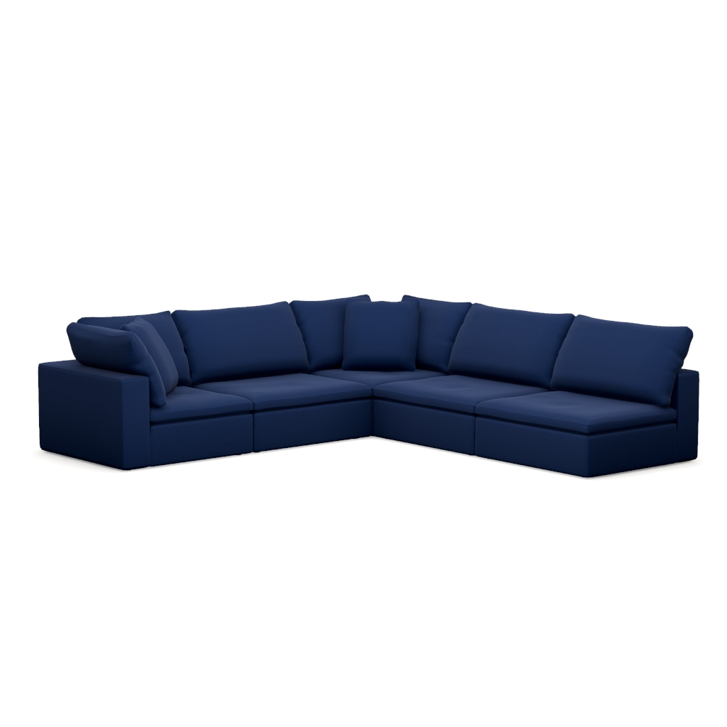 Blue corner sofa bed store